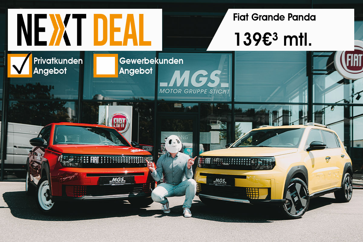 Fiat Grande Panda günstig leasen| MGS Motor Gruppe Sticht