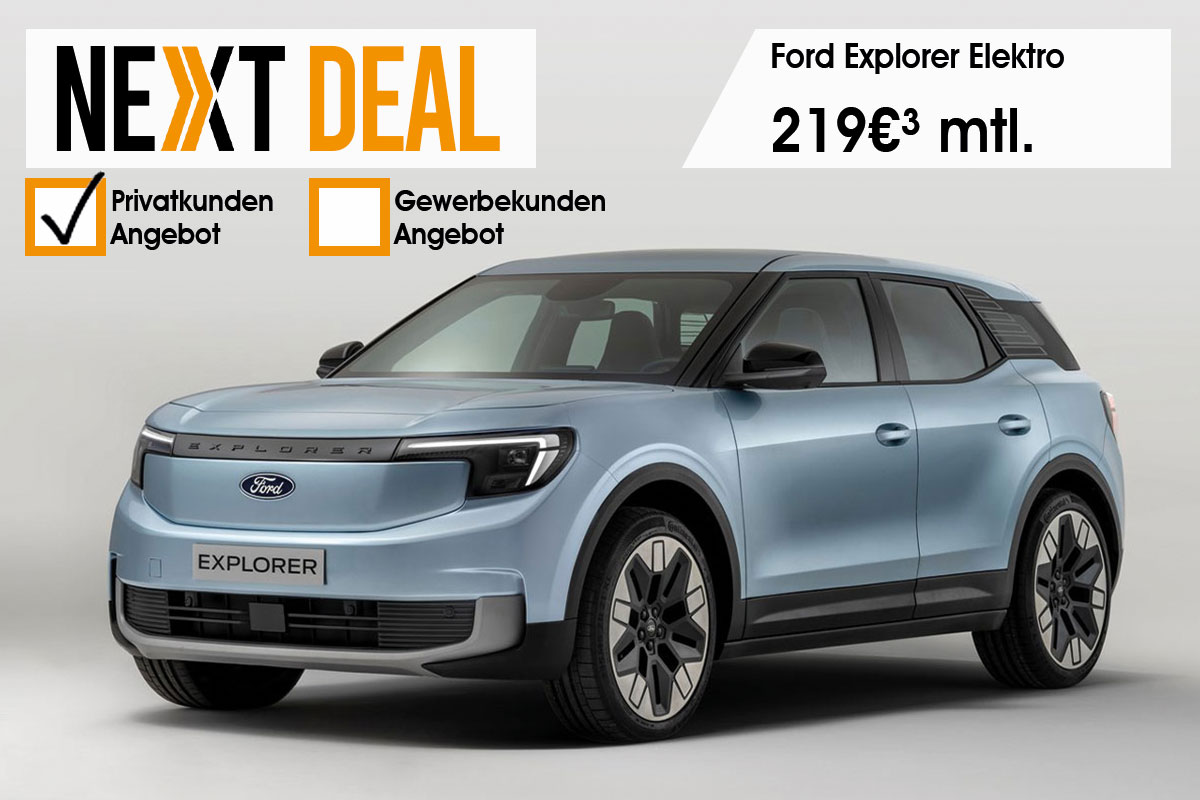 Ford Explorer Elektro günstig leasen| MGS Motor Gruppe Sticht