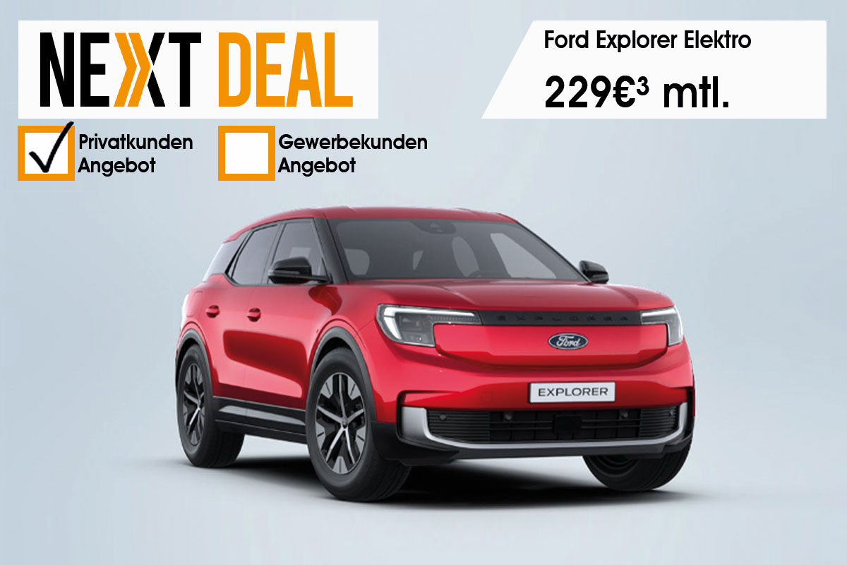 Ford Explorer Elektro günstig leasen| MGS Motor Gruppe Sticht
