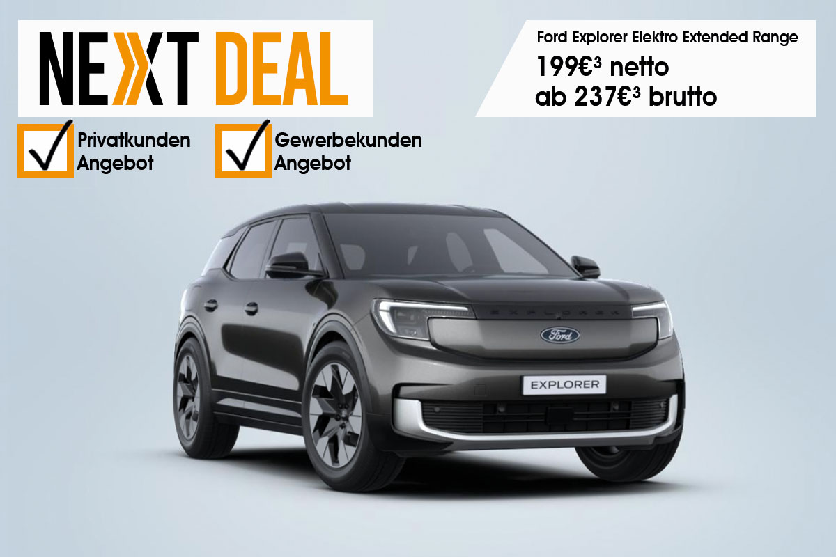 Ford Explorer Elektro günstig leasen| MGS Motor Gruppe Sticht